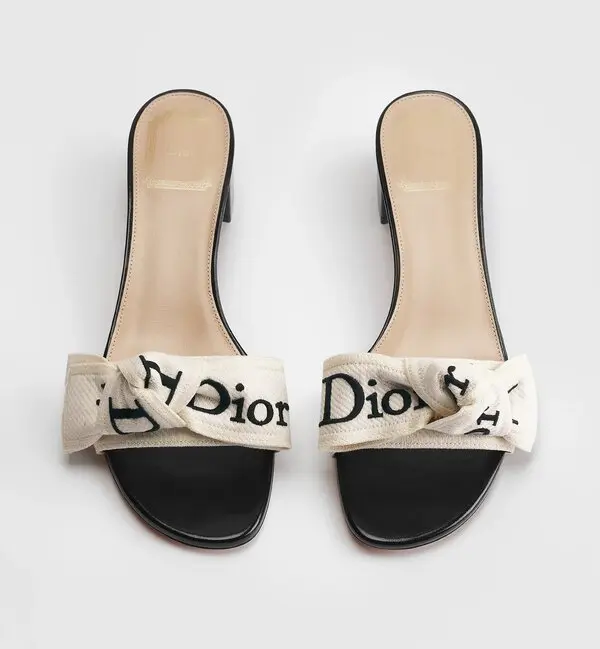 Dior J'adior Heeled Slide Sandals