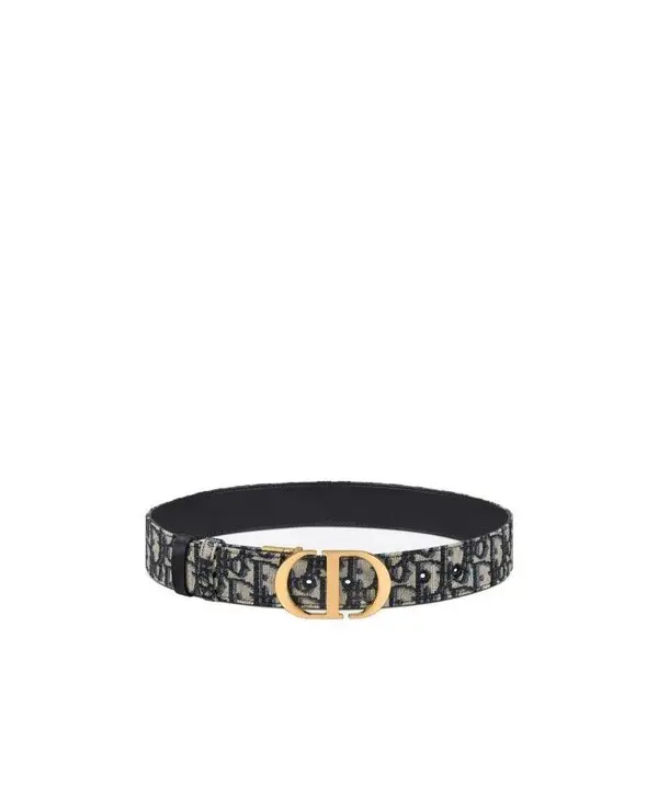 Dior 30montaigne Reversible Belt - Blue