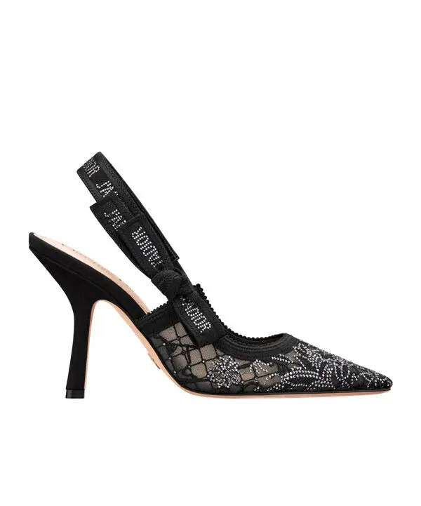 Dior J'adior Slingback Pumps With Millefiori Embroidery