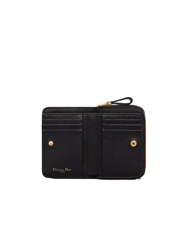 Dior Caro Compact Zipped Wallet