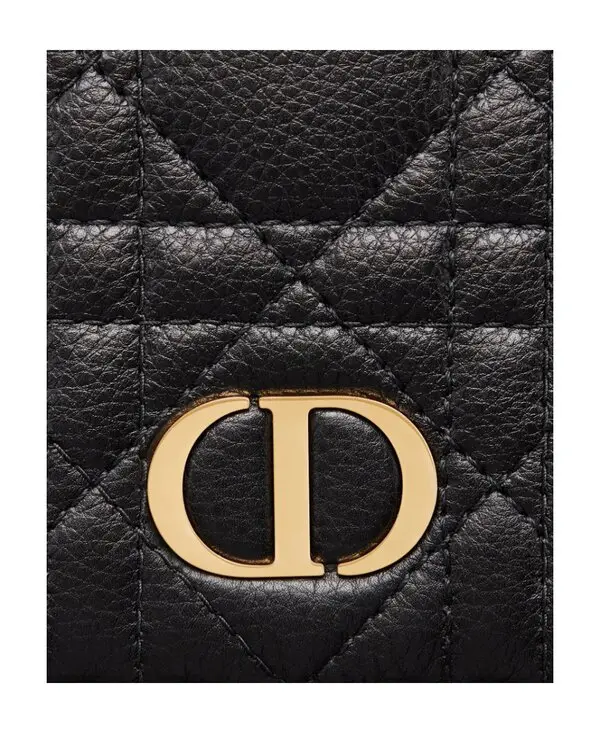 Dior Caro Compact Zipped Wallet