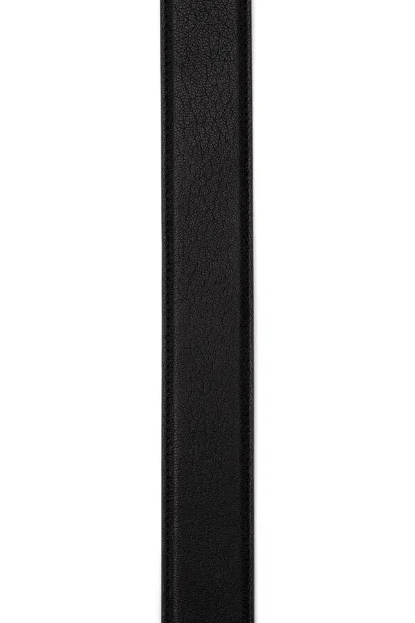 Saint Laurent Leather Belt With Logo Detail