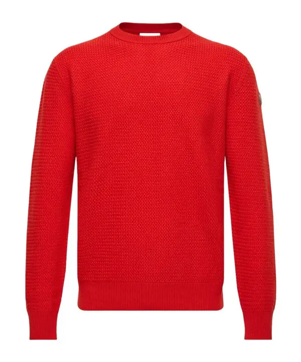 Moncler Textured Cashmere Wool Sweater