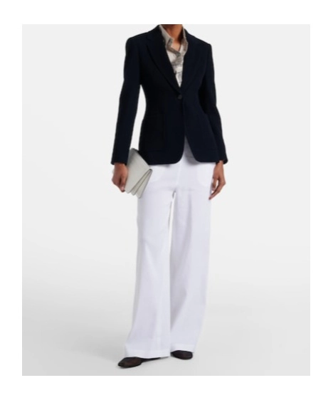 Max Mara Destino Linen-blend Wide-leg Pants