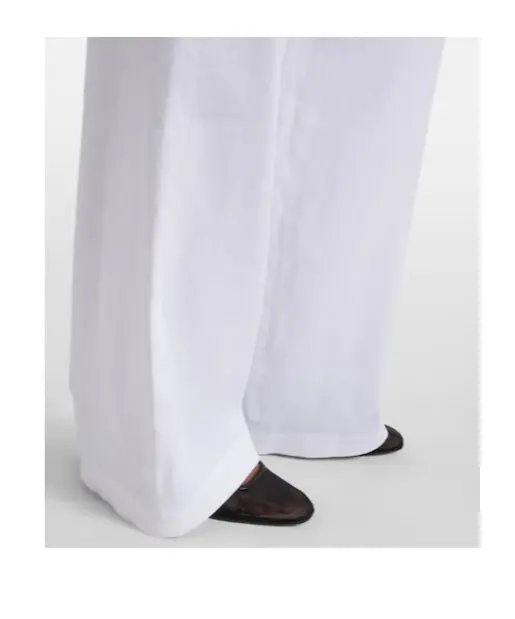 Max Mara Destino Linen-blend Wide-leg Pants