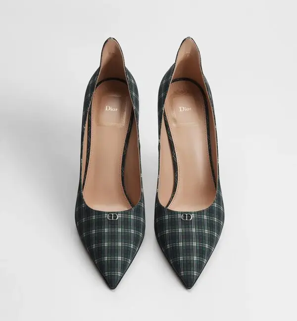 Dior Wing Pump With Check 'n' Pattern