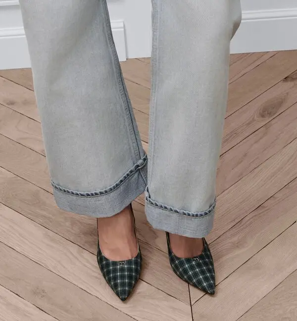 Dior Wing Pump With Check 'n' Pattern