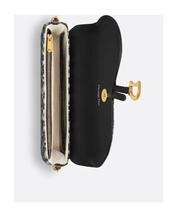 Dior Saddle Pouch With Chain