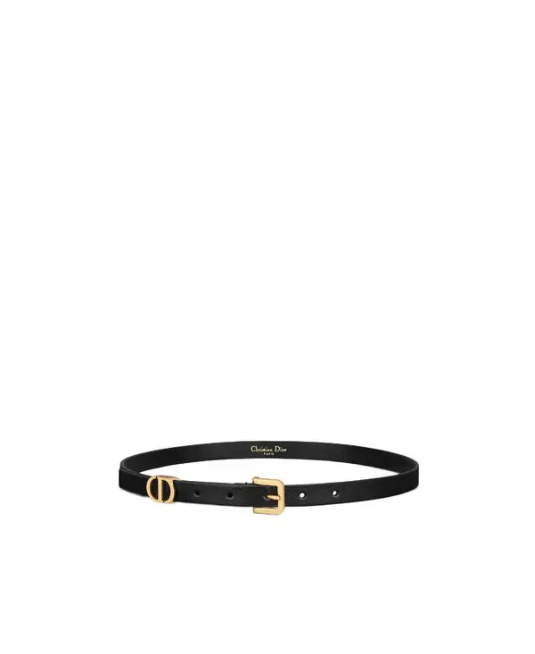 Dior 30 Montaigne Loop Belt - Black