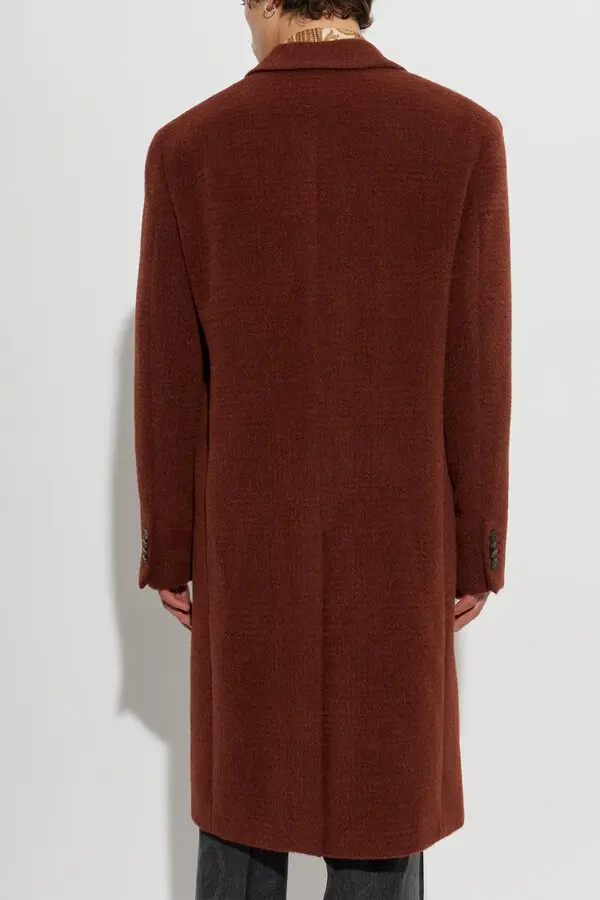 Etro Wool Coat With Single Vent
