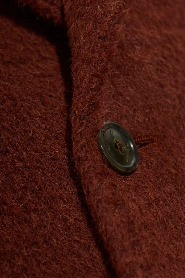 Etro Wool Coat With Single Vent
