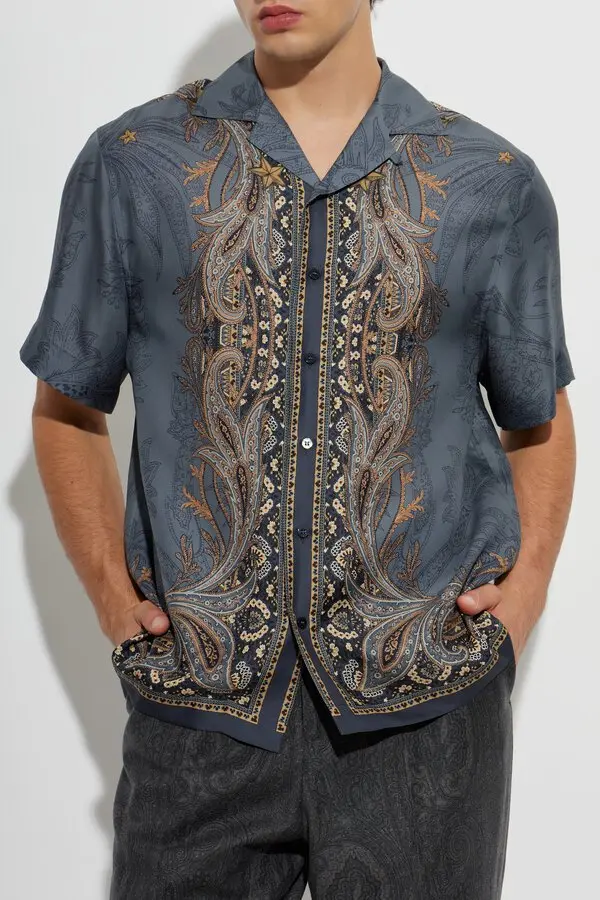 Etro Silk Short-sleeve Shirt