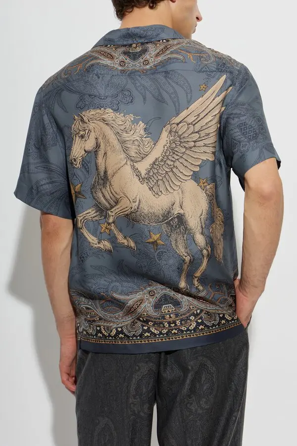 Etro Silk Short-sleeve Shirt