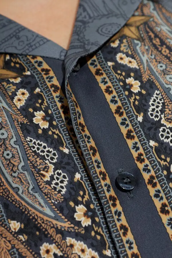 Etro Silk Short-sleeve Shirt