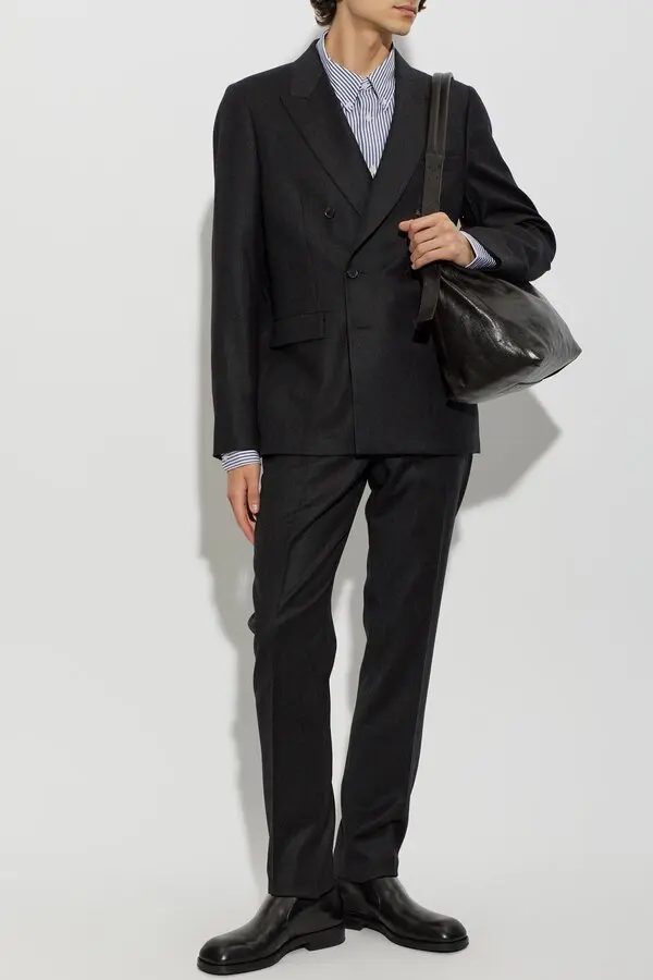 Paul Smith Wool Blazer With Double Vent