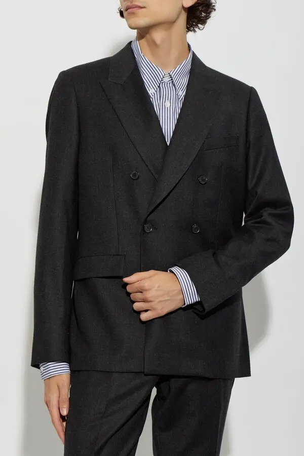 Paul Smith Wool Blazer With Double Vent