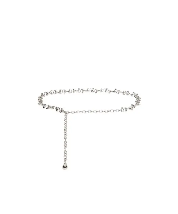 Sportmax Chain Belt - Palladium