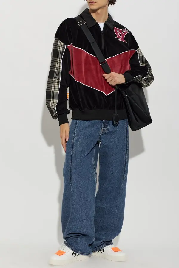 PDF Velour Polo Sweatshirt