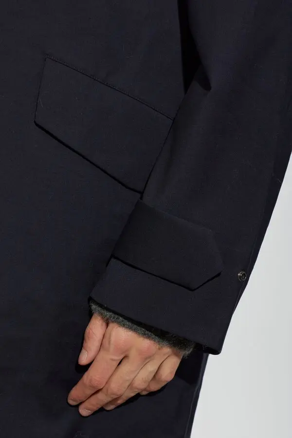 Paul Smith Wool Coat With Detachable Hood