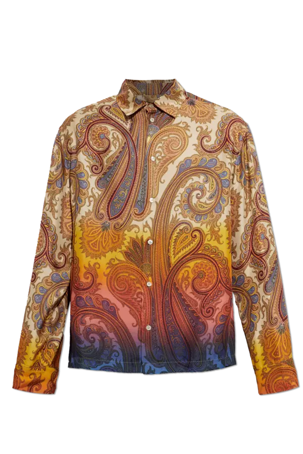 Etro Silk Long-sleeve Shirt - Multicolour