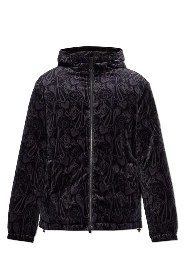 Etro Oversized Velour Paisley Jacket