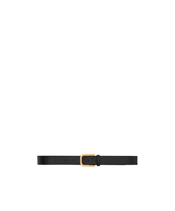 Saint Laurent Adjustable Waist Belt - Black
