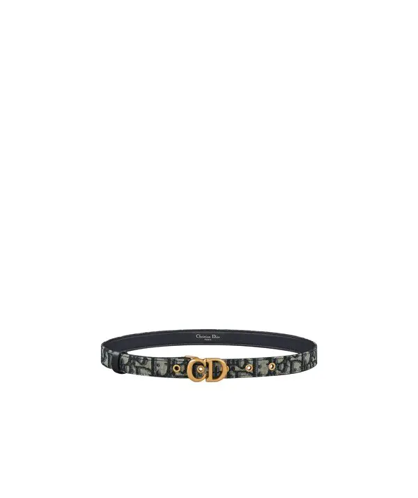 Dior Saddle Belt - Blue