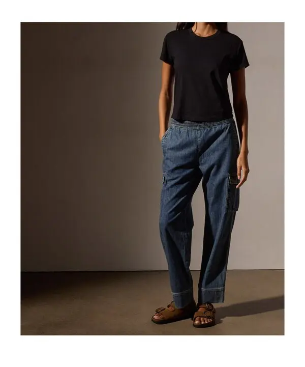 JAMES PERSE Short Sleeve Crewneck T-shirt