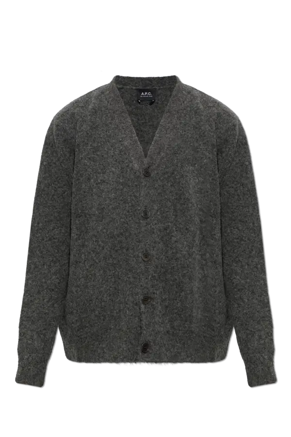 A.p.c. Wool Cardigan - Grey