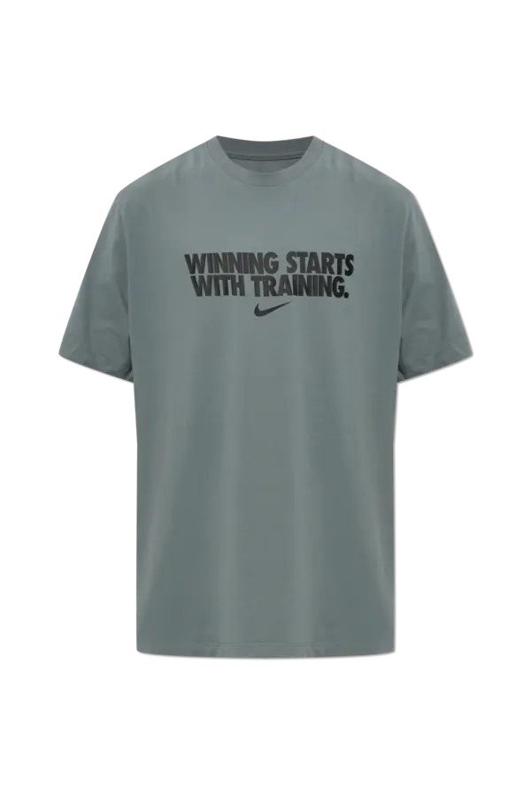 Nike T-shirt With Logo - Grey