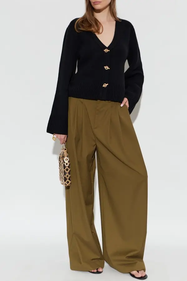 Cult Gaia Jos' Wool Cropped Cardigan
