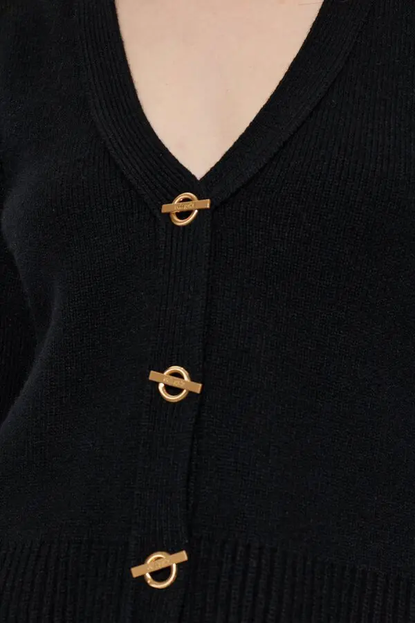 Cult Gaia Jos' Wool Cropped Cardigan