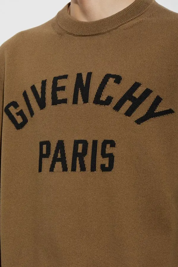 Givenchy Crewneck Sweater With " Paris" Logo