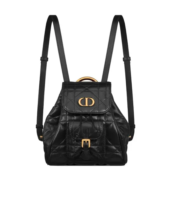 Dior Small Caro Backpack - Black