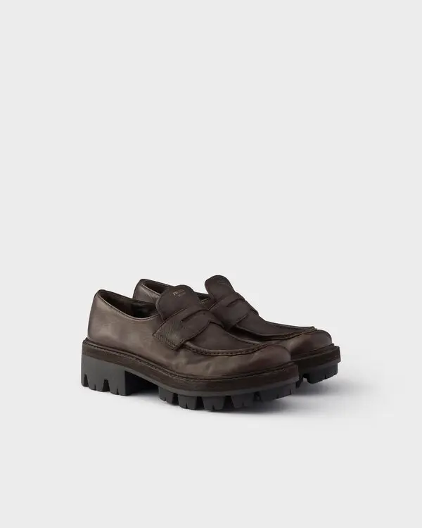 Prada Leather Loafers