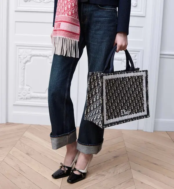 Dior Medium Book Tote With Strap