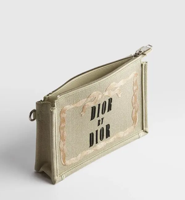 Dior A5 Triangle Pouch - Nude