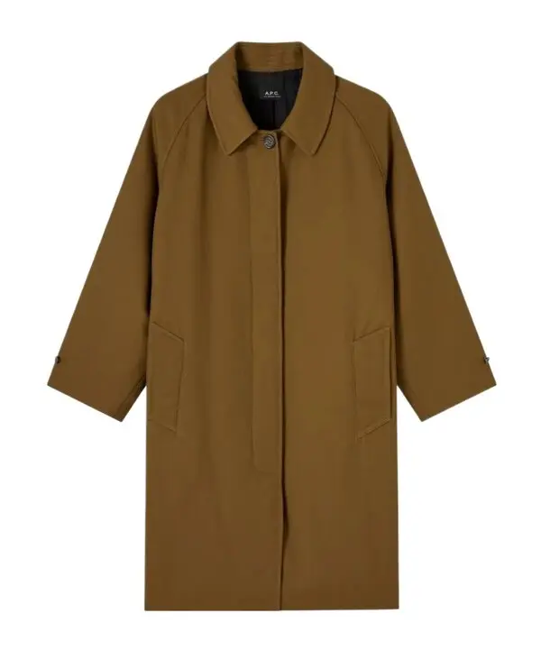 A.p.c. Spread Collar Raglan Sleeve Coat
