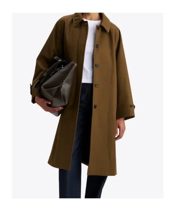 A.p.c. Spread Collar Raglan Sleeve Coat