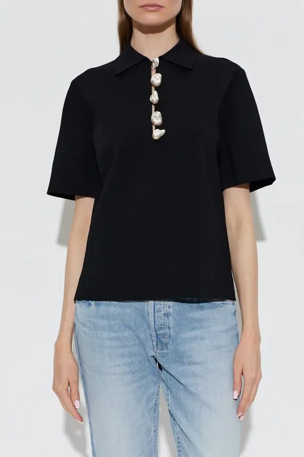 Cult Gaia Jaffa Polo Shirt