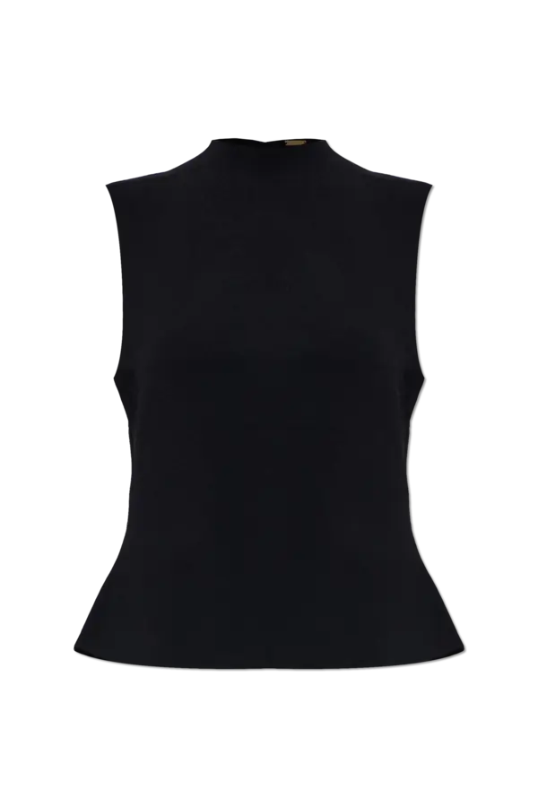 Cult Gaia Romin" High Neck Top With Back Cut-out - Black