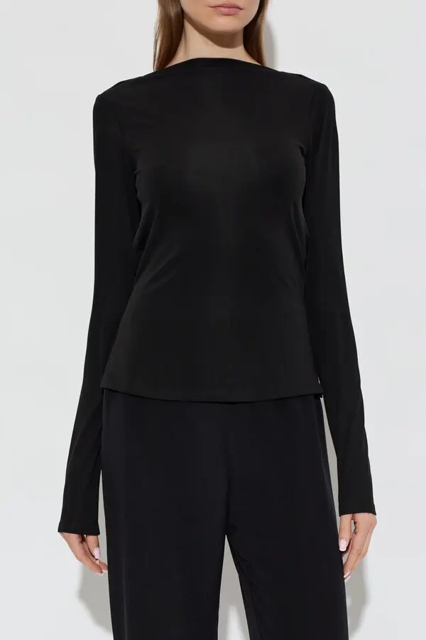 Cult Gaia Vayda' Top Long Sleeve, Draped Back
