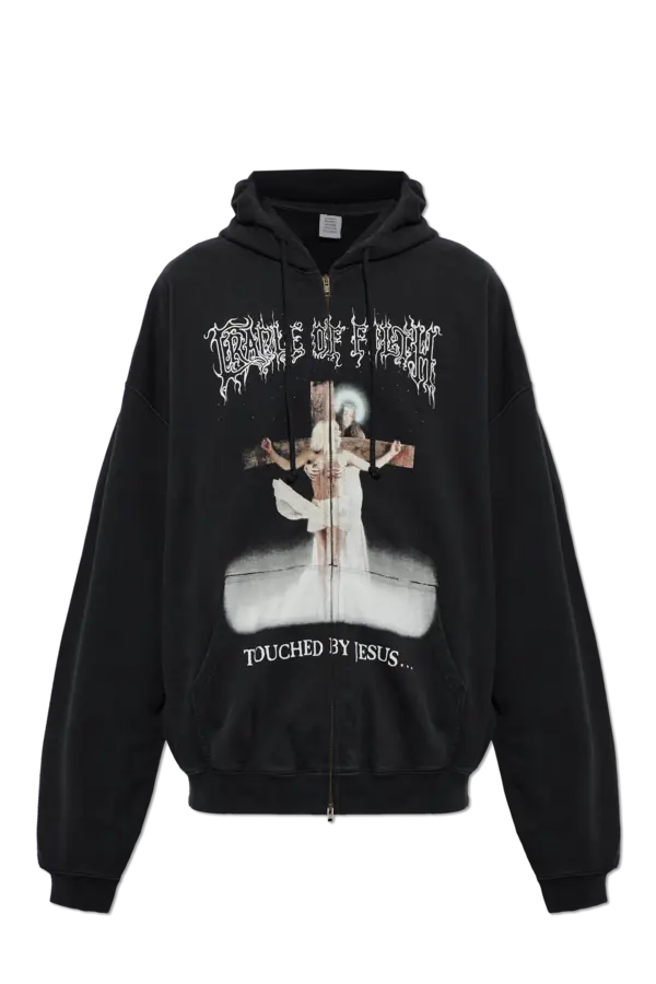 Vetements Sweatshirt With Print - Black
