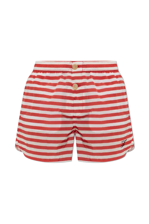 Jacquemus Puntini" Striped Shorts