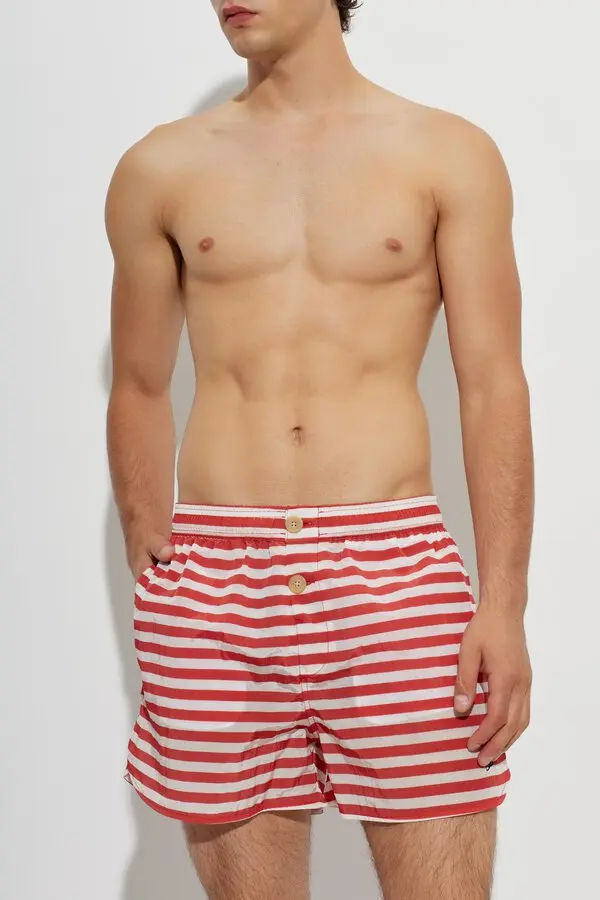 Jacquemus Puntini" Striped Shorts