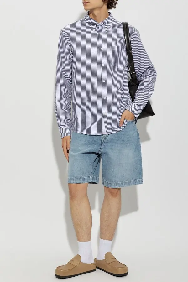 Paul Smith Straight Leg Denim Shorts