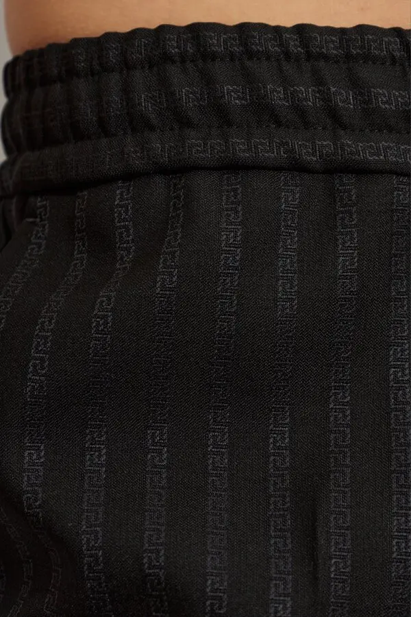 Versace Wool Pleated Trousers