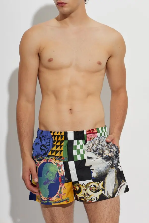 Versace Swim Shorts With Print