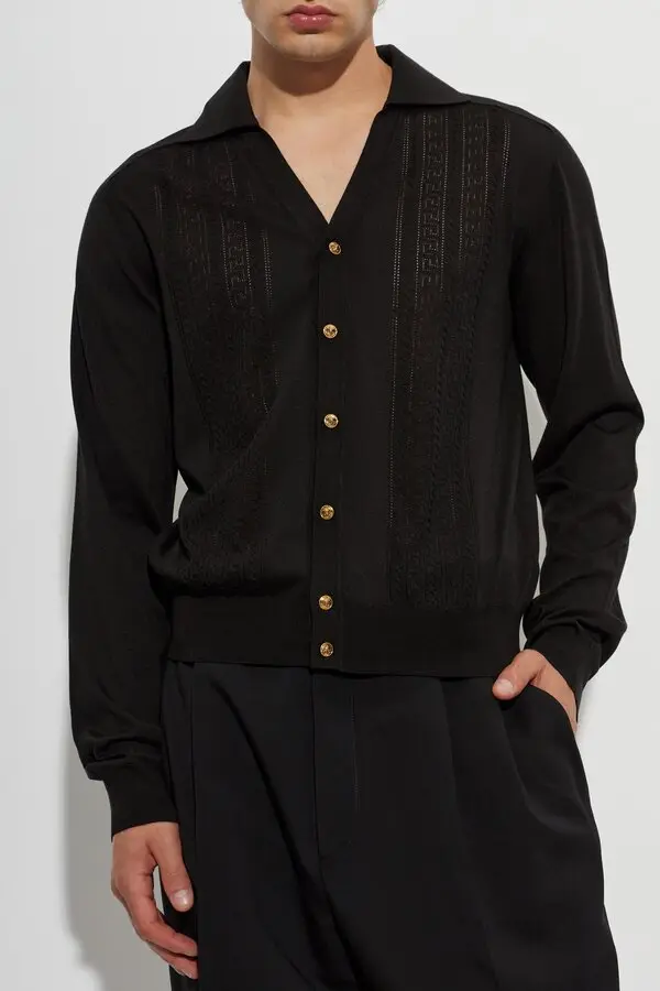 Versace Silk Cardigan