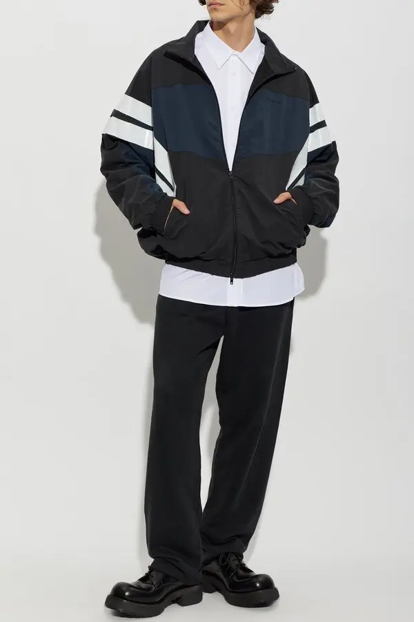 Vetements Paneled Zip-up Bomber Jacket